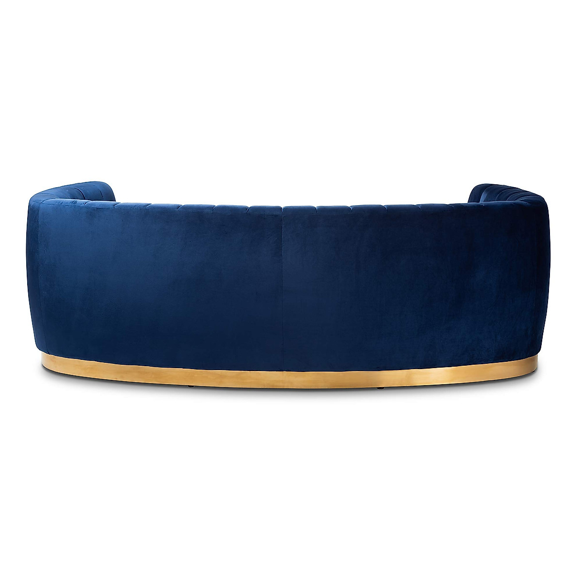 Baxton Studio Sofas, Royal Blue/Gold
