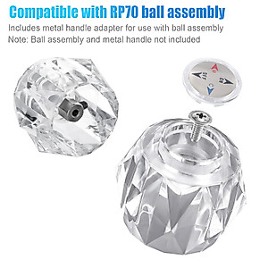 Shower Faucet Handle Replacement, Shower Knob Kit Hot and Cold Bathroom Faucet Knobs Replacement Bathtub Knobs for Delta Peerless