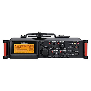 TASCAM 4-Channel Portable Linear PCM Audio Recorder for DSLR and Video Cameras, Black (DR-70D)
