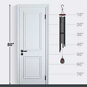 Suntimber Extra Large Wind Chimes Outside Deep Tone for a Loss of Loved One, 58" Memorial Sympathy Gift, Wind Chime Outdoor Clearance for Garden,Yard,Patio and Lawn