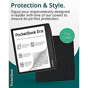 PocketBook Era E-Reader, Stardust Silver, 16GB | 7ʺ Glare-Free & Eye-Friendly Touch-Screen with E -Ink Technology | Waterproof | Text-to-Speech, Audio- & E-Book Reader | SMARTlight & Built-in Speaker
