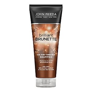 John Frieda Brilliant Brunette Visibly Deeper Colour Deepening Shampoo for Brown Hair, 250 ml