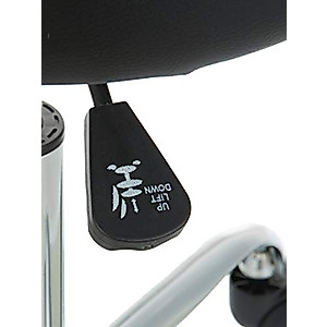 Amazon Basics Multi-Purpose Drafting Spa Bar Stool with Wheels - Black