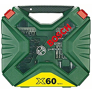 Bosch 2607010611 Drill-/Screwdriver Bit Set "X-Line Classic" 60 Pcs