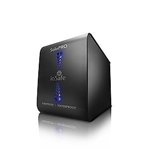 ioSafe SM4TB5YR Solo Pro - Hard Drive - 4 TB - USB3.0, Black