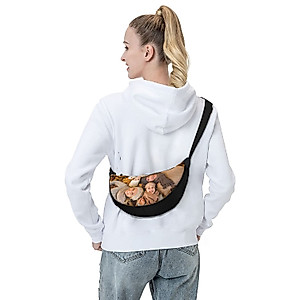 Custom Crossbody Bags for Women/Men, Personalized Anti-Theft Shoulder Bag Purse for Carrying All Phones personalized Valentine's Day Gifts