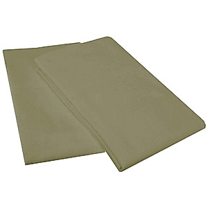 Extra Soft Jersey Knit Pillow Cases, Standard Size with Hidden Zipper, Soft Than Cotton, Pack of 2, Sage