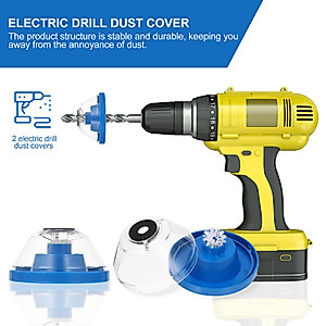 Drill Dust Collector, Electric Drill Dust Collector Bowl, 2Pack Dust Catcher Hole Saw Accessories for Electric Hammer Drill