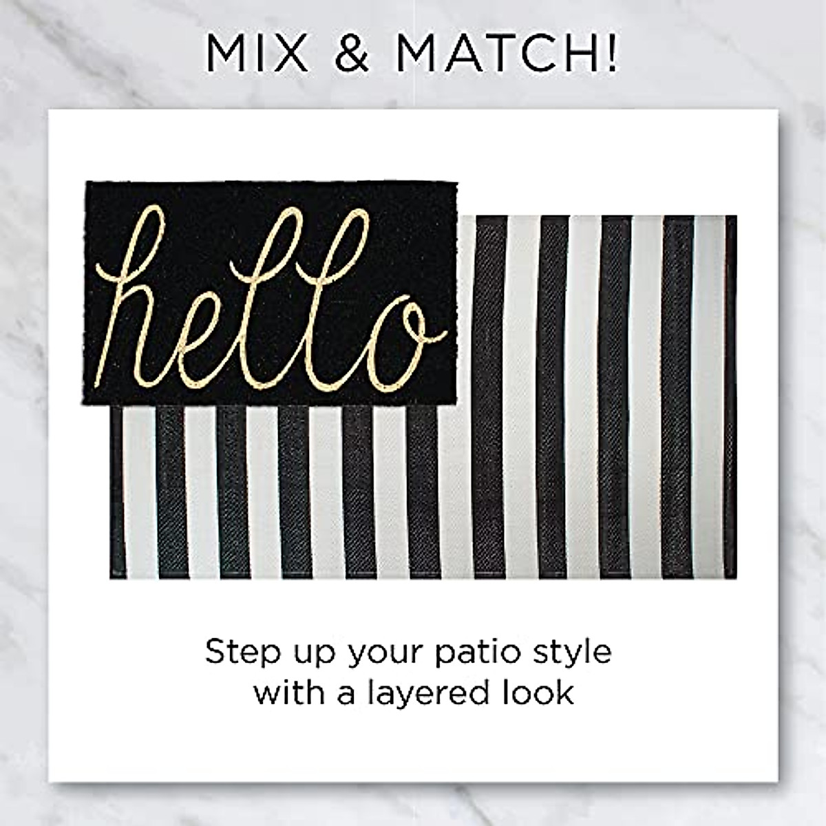 DII Indoor/Outdoor Natural Coir Fiber Spring/Summer Doormat, 17x29, Top of The Mornin' to Yah!