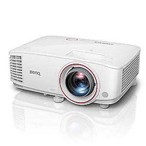BenQ TH671ST Full HD 1080p Projector for Gaming: High Brightness 3000 ANSI Lumen, Low Input Lag, Superior Short Throw for Table Top Placement - White (Renewed)