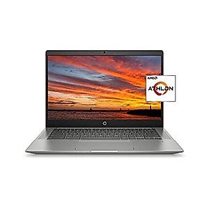 HP Chromebook 14b Laptop, AMD Athlon Silver 3050C Mobile Processor, 4 GB RAM, 64 GB eMMC Storage, 14-inch Full HD IPS Touchscreen, Google Chrome OS, Audio by B&O, Privacy Camera (14b-na0010nr, 2021)