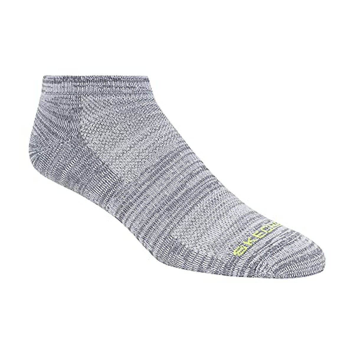 Skechers womens 5 Pack Low Cut Socks, Steel Grey/Cool Grey, 9 11 US