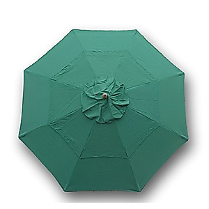 Formosa Covers 9ft Replacement Canopy 8 ribs in Hunter Green (Canopy only)