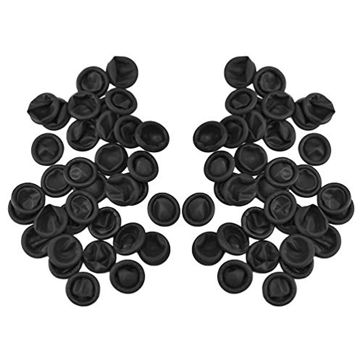 ARTIBETTER 100PCS Gel Finger Cover Silicone Finger Cots Finger Protector Thumb Cap Toe Fingertips Covers for Trigger Finger Finger Cracking Finger