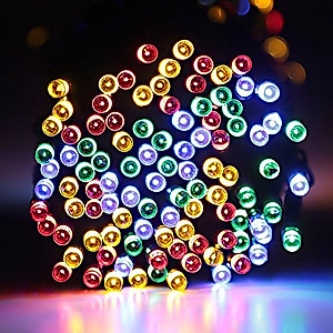SOLARMKS Solar Christmas Lights,72ft 200 LED Outdoor String Lights,8 Modes Solar Power String Lights Outdoor Lighting for Christmas House Lawn Garden Wedding Patio Party Pool Area Xmas Tree