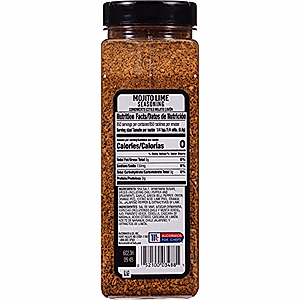 McCormick Grill Mates Mojito Lime Seasoning, 27 oz - One 27 Ounce Container of Mojito Seasoning, Perfect on Shrimp Tacos, Chicken Wings, Lamb Chops and More