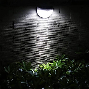 ZHUANYIYI LED Solar Light Waterproof 6 LEDs Solar Lamp Garden Light Sensor Auto ON for Home Decoration Path Fence Wall Lamp