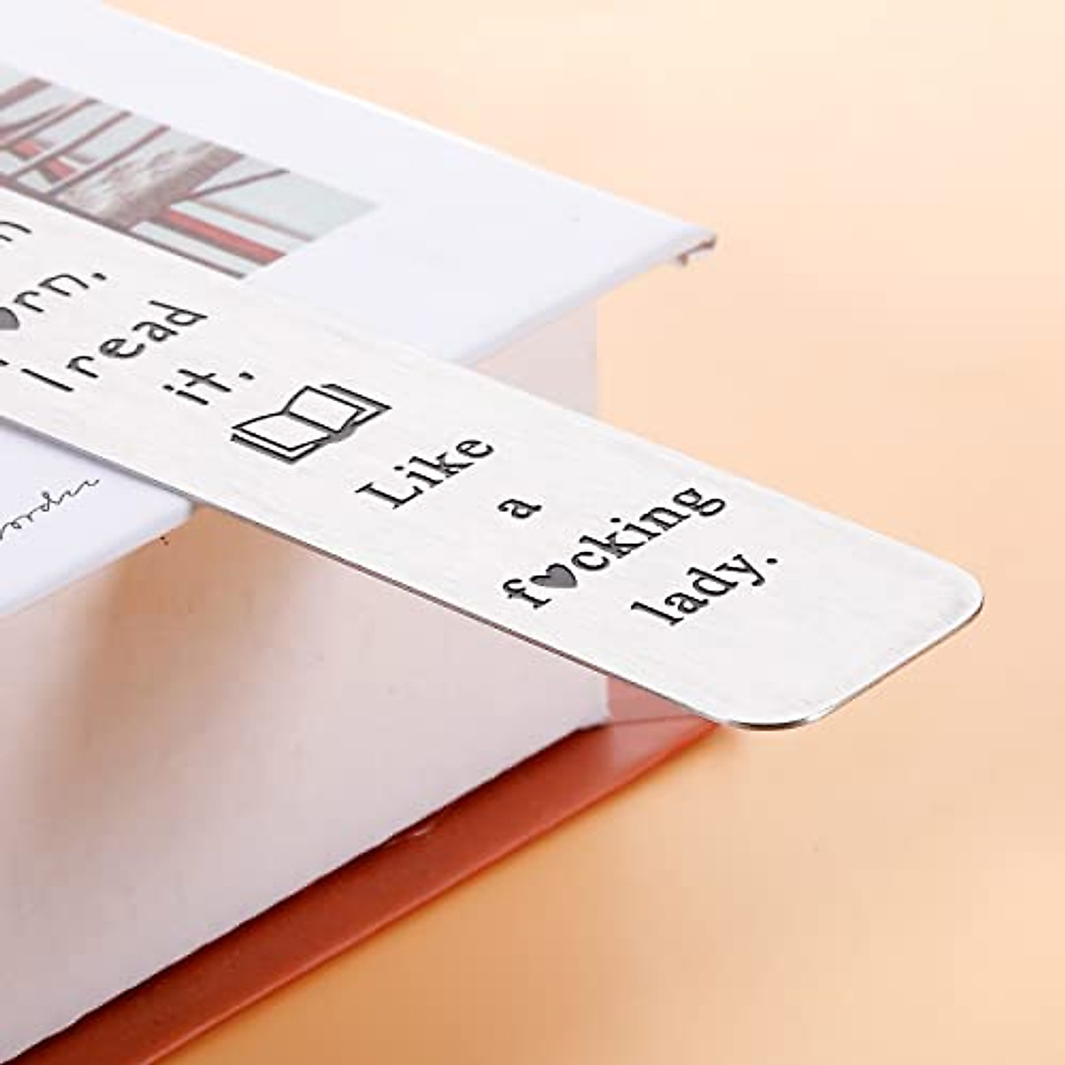 Funny Bookmarks for Women Friend Gifts, Friend Christmas Gifts for Women, Friend Birthday Gifts for BFF Her Spicy Reader Book Club Gifts, Female Friend Valentines Day Gifts, Book Lovers Gifts