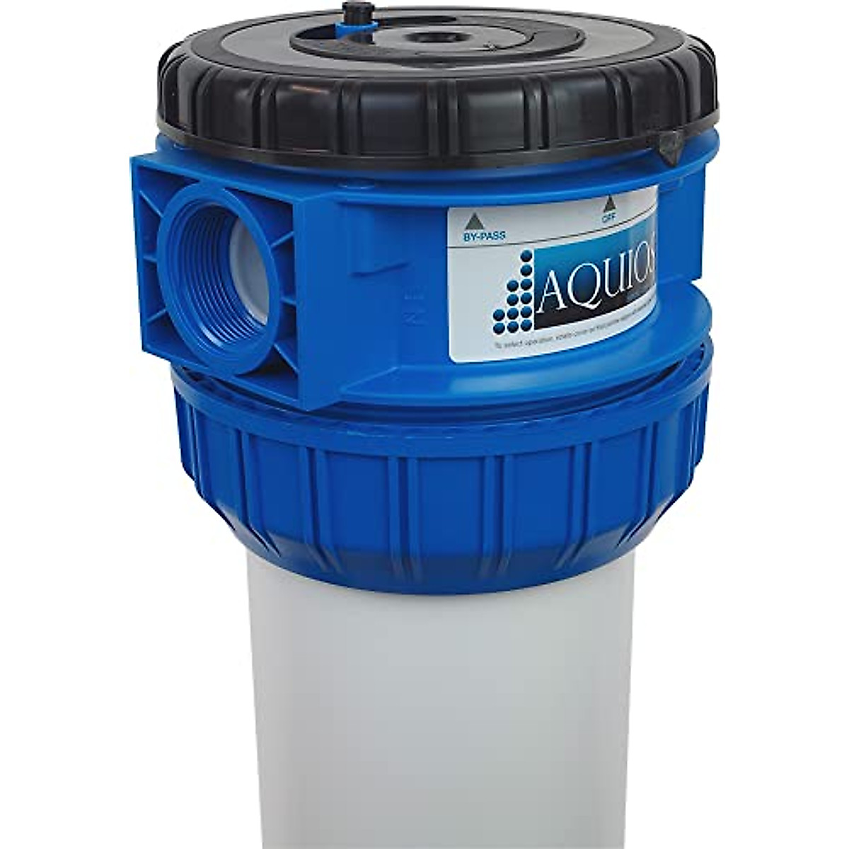 Aquios® WellPlus™ WP236 Jumbo Salt Free Water Softener & Filter System - Prevents Calcium Scale & Iron - Removes Sediment, Rust, Dirt - High Flow Rate - Built in by-Pass & Shut Off Valve