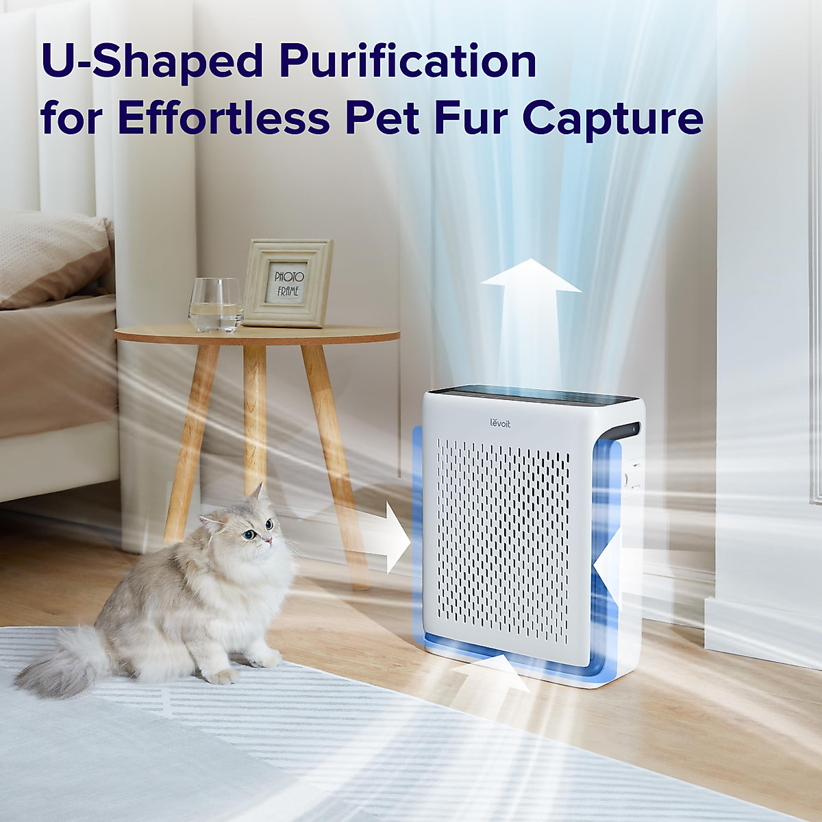LEVOIT Air Purifiers for Home Large Room Bedroom Up to 1110 Ft² with Air Quality and Light Sensors & Vital 100S Pet Allergy Air Purifier Replacement