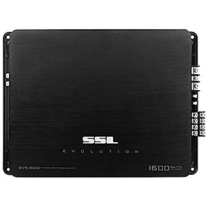 Sound Storm Labs EV4.1600 Evolution 1600 Watt 4 Channel 2 to 8 Ohm Stable Class A B Full Range Bridgeable Mosfet Car Amplifier with Remote Subwoofer Control