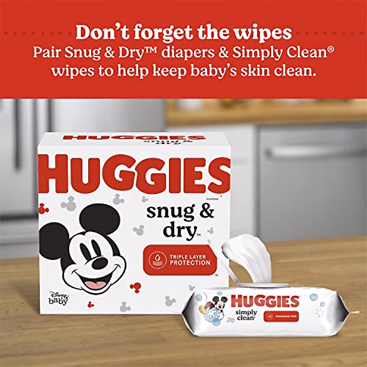 Huggies Size 4 Diapers, Snug & Dry Baby Diapers, Size 4 (22-37 lbs), 27 Count