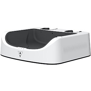 Turtle Beach Fuel Compact VR Charging Station for Meta Quest 2 Virtual Reality Headset & Touch Controllers â€“ 20+ Hour Rechargeable Battery Packs, USB-C Quick Charge, Compact Design - White