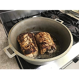 GauchoGrillX Caldero Pre-Curado Ø36cm 7,6 lt Ø14" 8-Quart Dutch Oven Hecho en Venezuela por VIKO @vikogrills