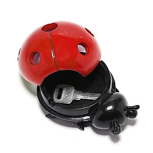 Fantasy Ashtray Ash Holder for Smokers Cigarettes Desktop Decoration Garden Statue Gift Outdoor Lawn Patio Gift for Home Office Balcony Yard Lawn (Red)