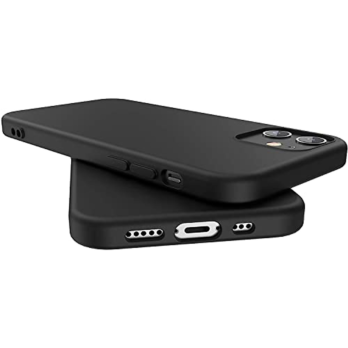 Moduro Minimalist Case for iPhone 13 Mini, Ultra Thin [1.5mm] Slim Fit Flexible Soft TPU Case (Black)