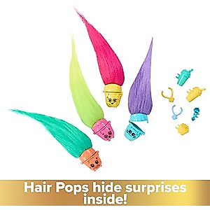 Mattel DreamWorks Trolls Band Together Toys, Mount Rageous Playset with Queen Poppy Small Doll & 25+ Accessories, 4 Hair Pops