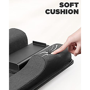 SAIJI Laptop Lap Desk, Portable Laptop Desk for Bed - Fits Up to 17" Laptop & MacBook,Lightweight Tray Table with Storage Drawer, Lap Desk with Cushion, Lap Computer Desk for Laptop