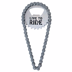 Boxer Gifts Bike Chain Bottle Opener | Silver Stainless Steel | Perfect Bike Gift For Cyclists On Their Birthday, Christmas Or Father's Day, One