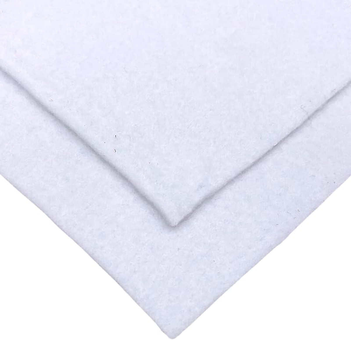 Ice Fabrics Craft Felt Fabric by The Yard - 72" Wide & 1.6mm Thick Acrylic Felt - Soft and Durable Snow White Fabric for DIY Arts & Crafts, Decorations and More - 1 Yard Snow White