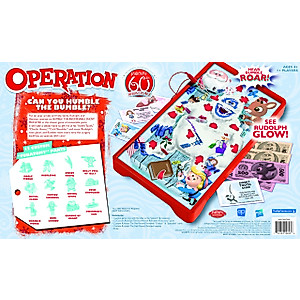 Operation Rudolph The Red Nosed Reindeer | Classic Electronic Board Game | Featuring Bumble The Abominable Snow Monster | Island of Misfit Toys from The Claymation Film