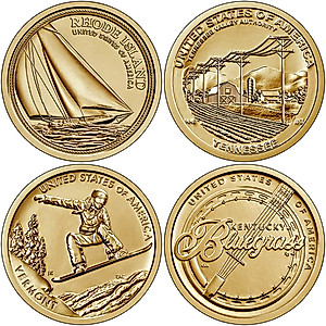 2022 P & D American Innovation Dollar Complete Full Year Set 8 Coins $1 US Mint UNC