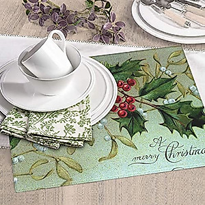 Happy New Year Xmas Tree Bell Printed Drying Mat For Kitchen Ultra Absorbent Microfiber Dishes Drainer Mats Non-Slip Silicone Quick Dry Pad - 18 X 16inch