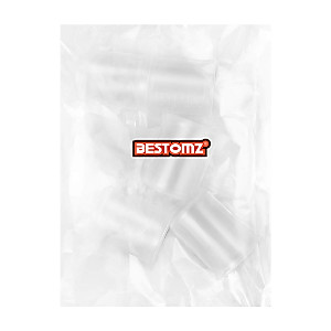 BESTOMZ Plastic Graduated Beakers Transparent Lab Measuring Cup 100mL Set of 6