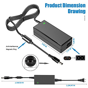 TKDY AC-PW20 Continuous Power Adapter NP-FW50 ZV-E10 Dummy Battery for Sony Alpha ZVE10 A6400 A6000 A6100 A5100 A7 A7II Cameras.