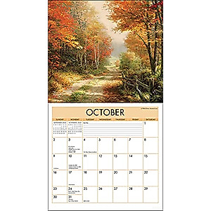 Thomas Kinkade Studios 2022 Deluxe Wall Calendar