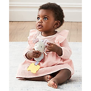 Skip Hop Bandana Buddies Baby Activity Chime & Teether Stroller Toy, Mouse