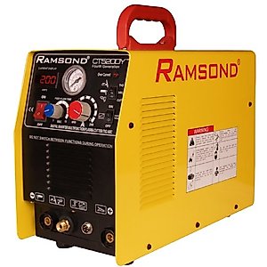 Ramsond CT 520DY 3-in-1 Multifunction Digital Inverter Plasma Cutter + TIG Welder + ARC (MMA) Welder, Dual Voltage 110/220V Dual Frequency 50/60Hz