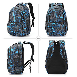 Rickyh Style Lightweight Elementary School Backpack - Durable, Waterproof Kids' School Bag