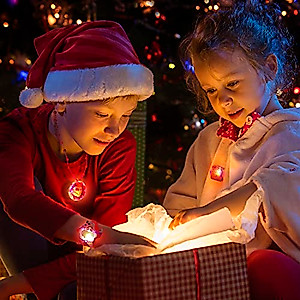 S SWIRLLINE 125 PCS Light Up Party Favors for Kids Prizes - Glow in The Dark Bulk Toys Pinata Fillers - Christmas Stocking Stuffers and Glow Party Supplies