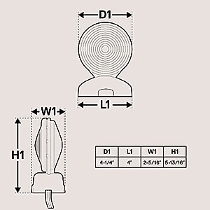 TRUE MODS 20' Magnetic LED Trailer Tail Towing Light Kit [DOT FMVSS-108] [SAE STIP] [IP67 Submersible Waterproof] [55lb Magnet] Turn Brake Parking Lights for Truck RV Boat Car Bike Trailer