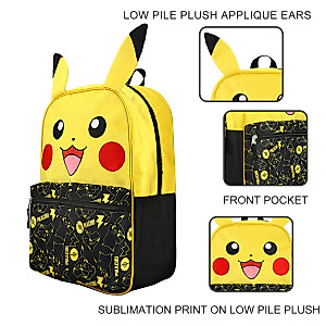 Pokemon Pikachu Character 16'' Backpack