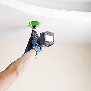 HLOFIZI 4 Inch Carbide Grit Hole Saw for Recessed Lights and Dryer Vent, Cuts Through Stucco, Ceiling Old Plaster, Drywall, Cement Board, with 1-1/2" Depth, Up to 6X Faster