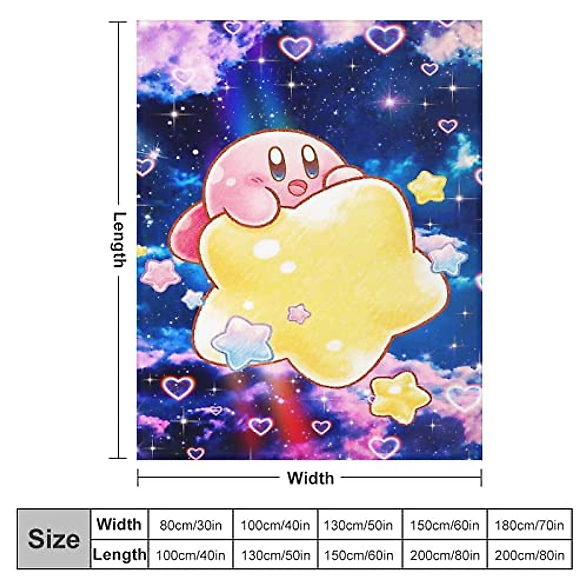 Ultra-Soft Anime Merch Anime Throw Blanket for Couch Bed Sofa, Lightweight Plush Cozy Flannel Blankets Warm Bedding 40"x50"