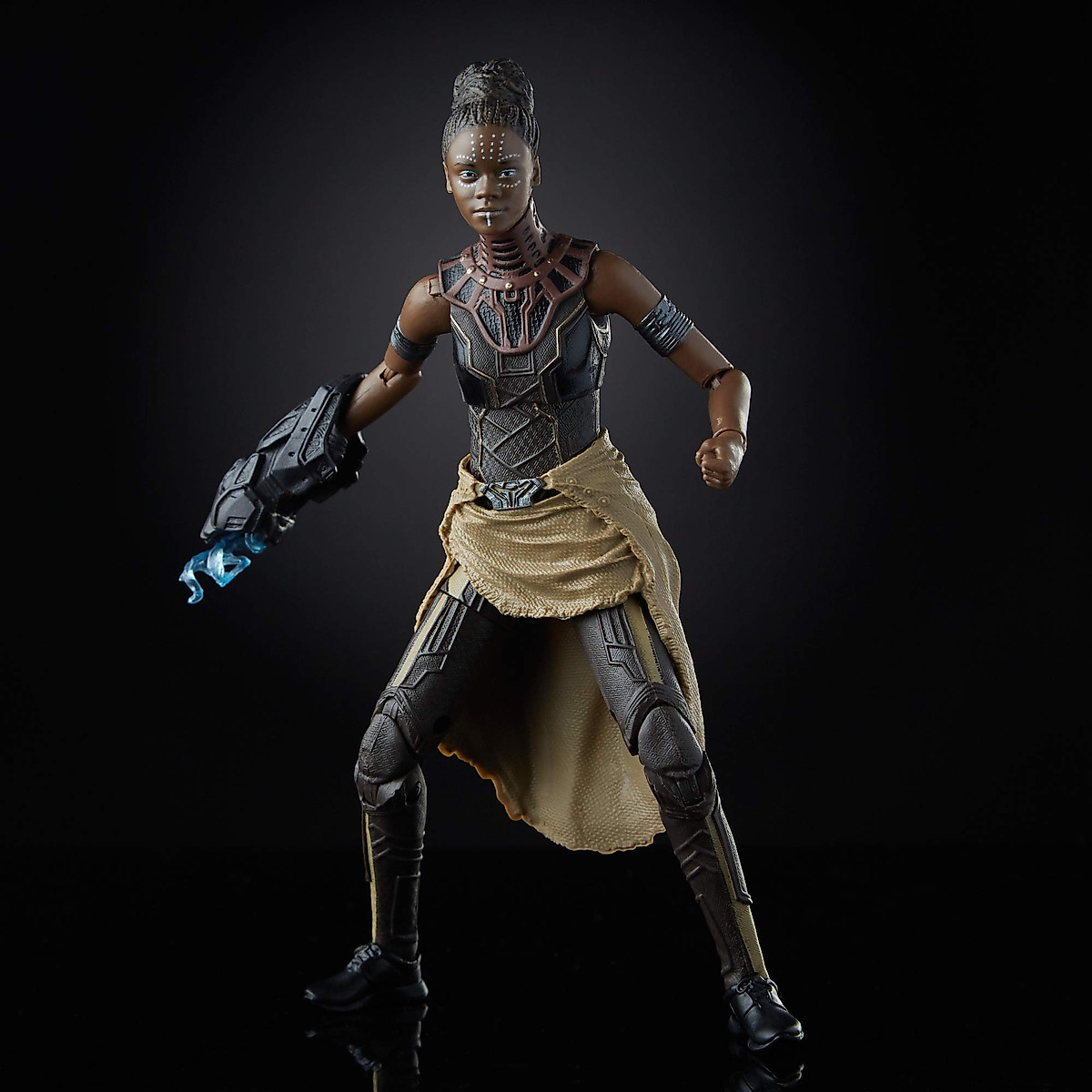 Marvel Legends Series Black Panther Shuri 6" Collectible Action Figure Toy for Ages 6 & Up with Accessories & Build-A-Figurepiece