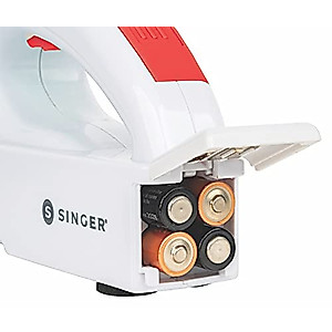 SINGER Stitch Quick + (Two Thread) Hand Held Mending Machine, White